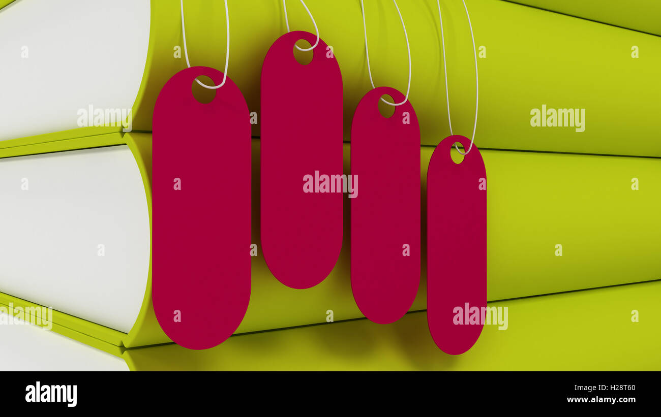 Price tag on book hi-res stock photography and images - Alamy