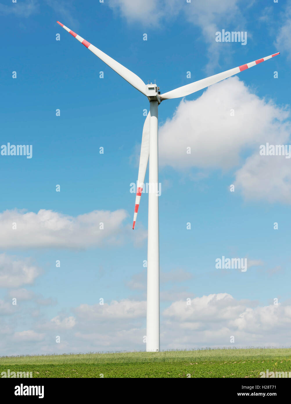 One windmill power generator Stock Photo - Alamy