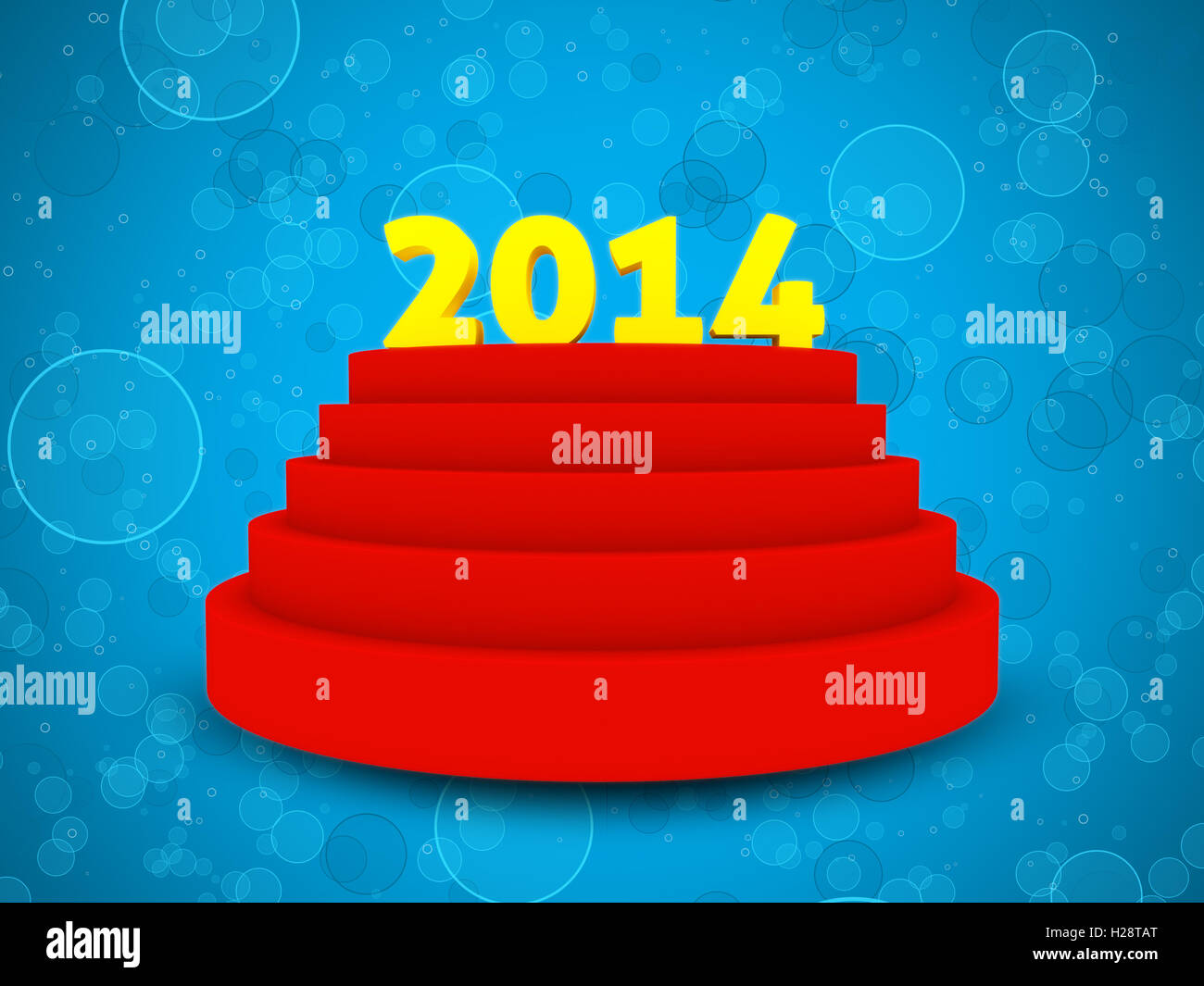 Red 3d cylinder podium hi-res stock photography and images - Alamy