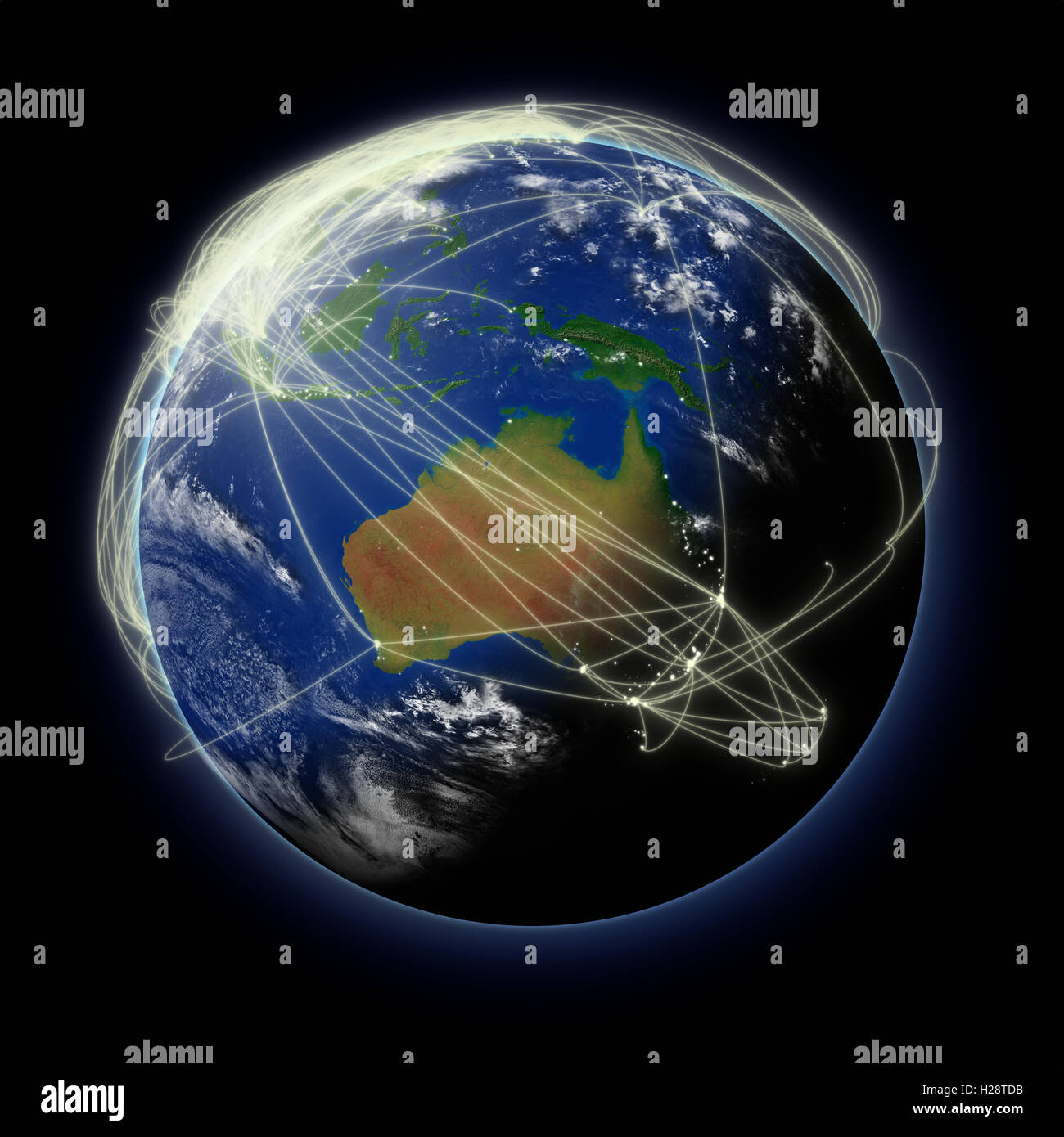 Network paths earth hi-res stock photography and images - Alamy
