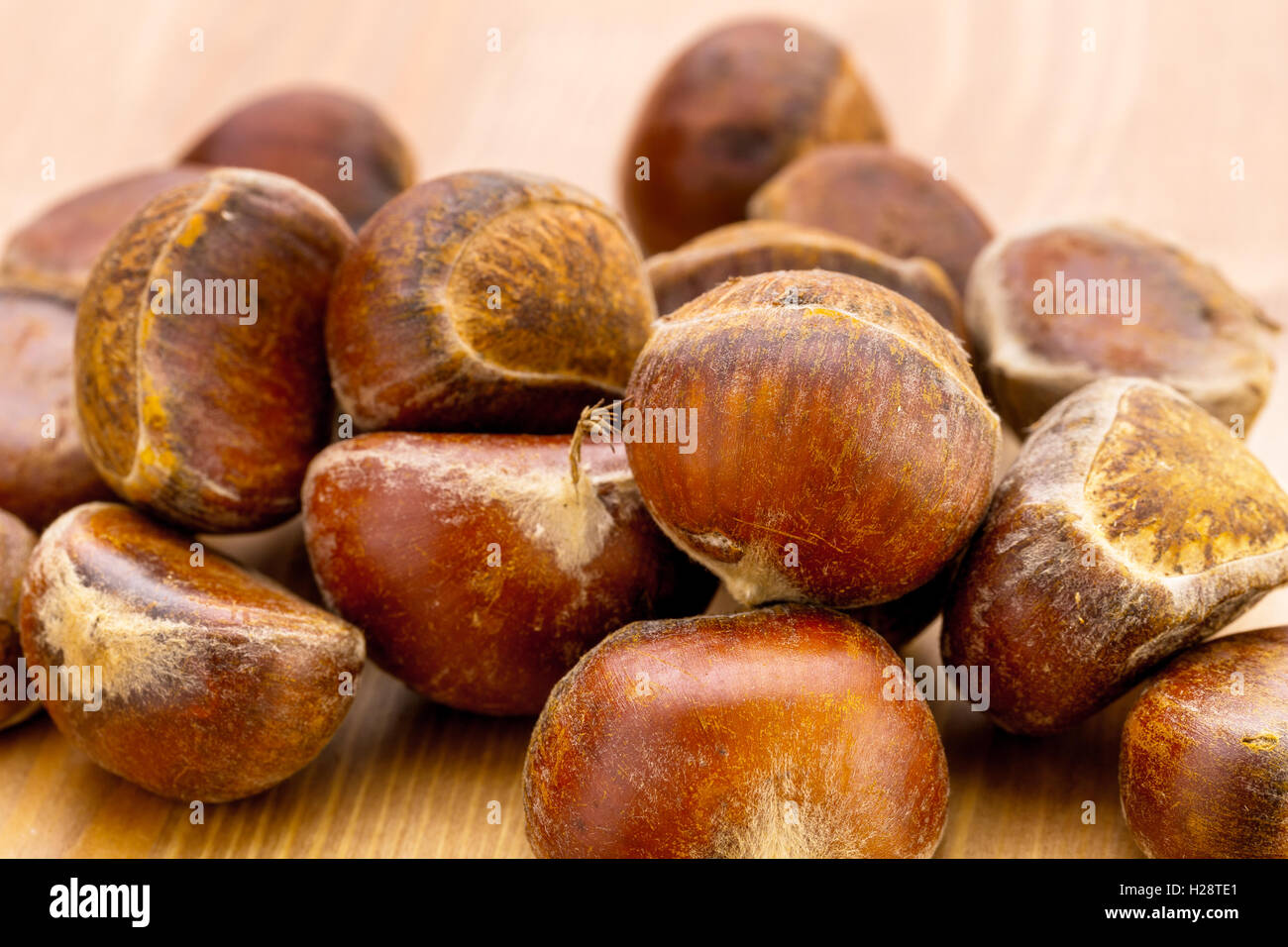 Group of chestnut Stock Photo - Alamy