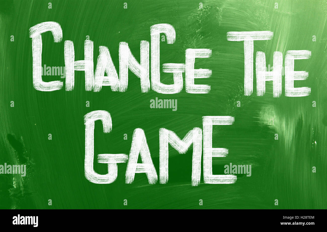 Change The Game Concept Stock Photo - Alamy