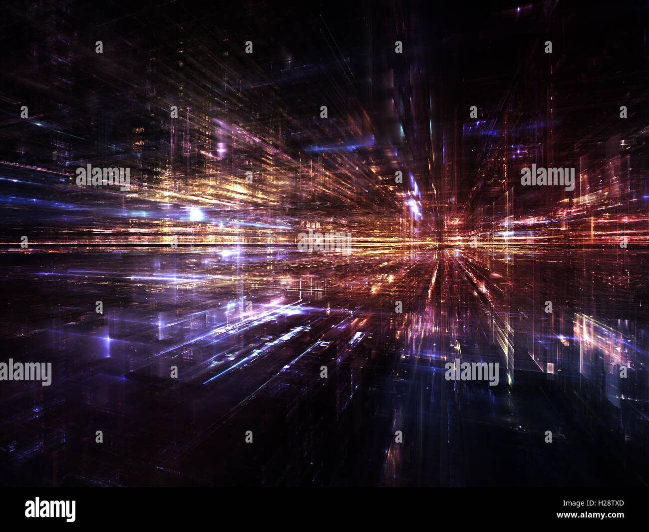 Structure in Space Stock Photo - Alamy