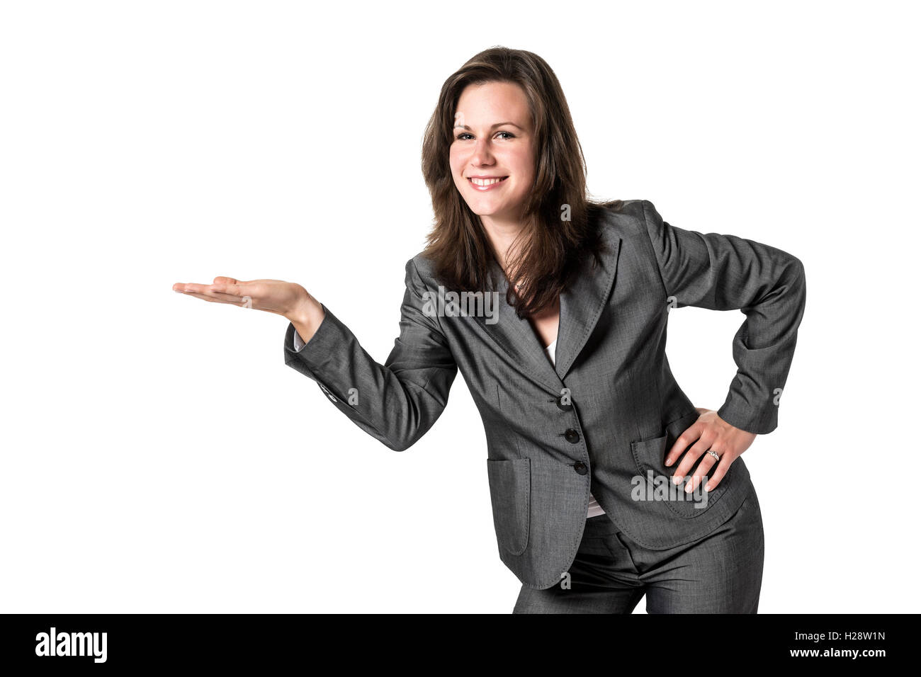 Office business portrait woman Cut Out Stock Images & Pictures - Alamy