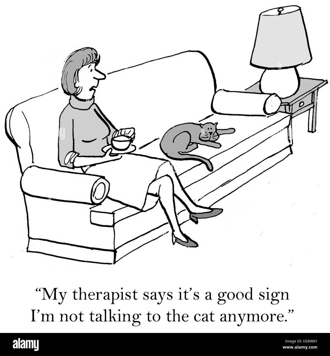 Cat woman Cut Out Stock Images & Pictures - Alamy