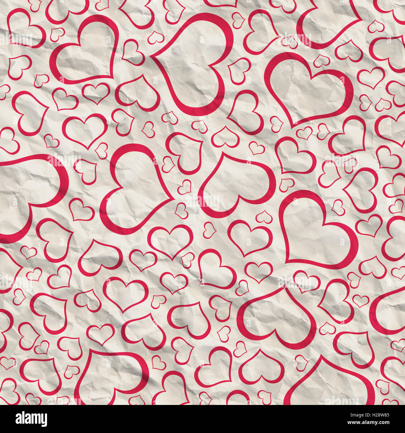 Abstract background of hearts Stock Photo - Alamy