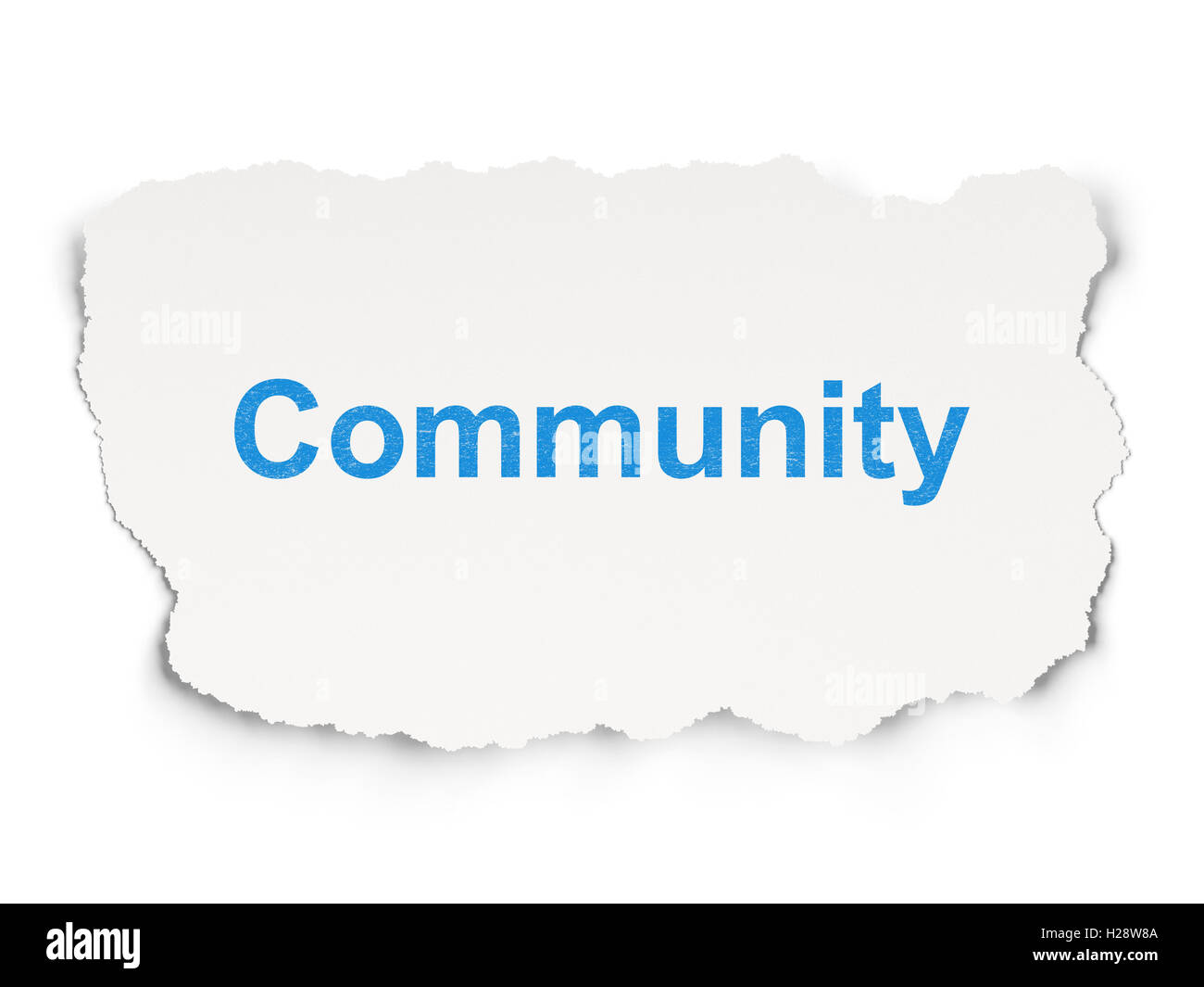 Social media concept: Community on Paper background Stock Photo - Alamy