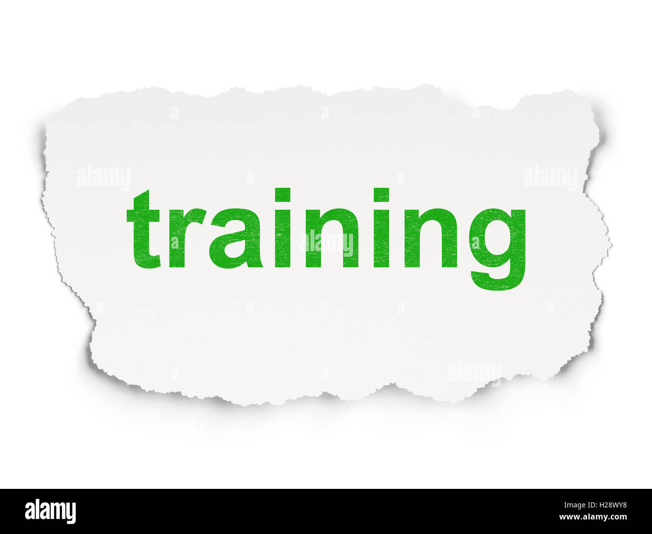 Education concept: Training on Paper background Stock Photo - Alamy