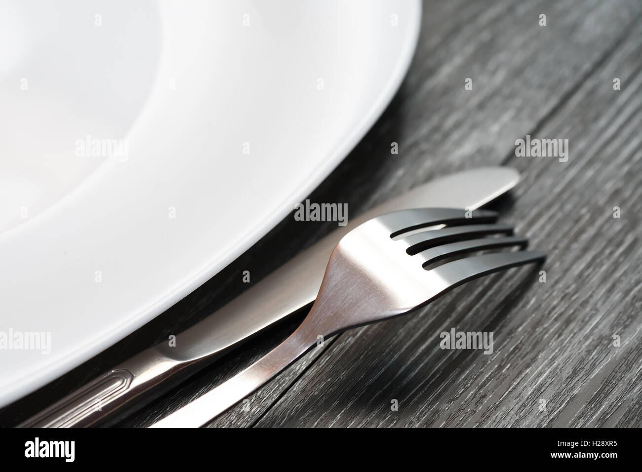 Fork And Knife Stock Photo - Alamy