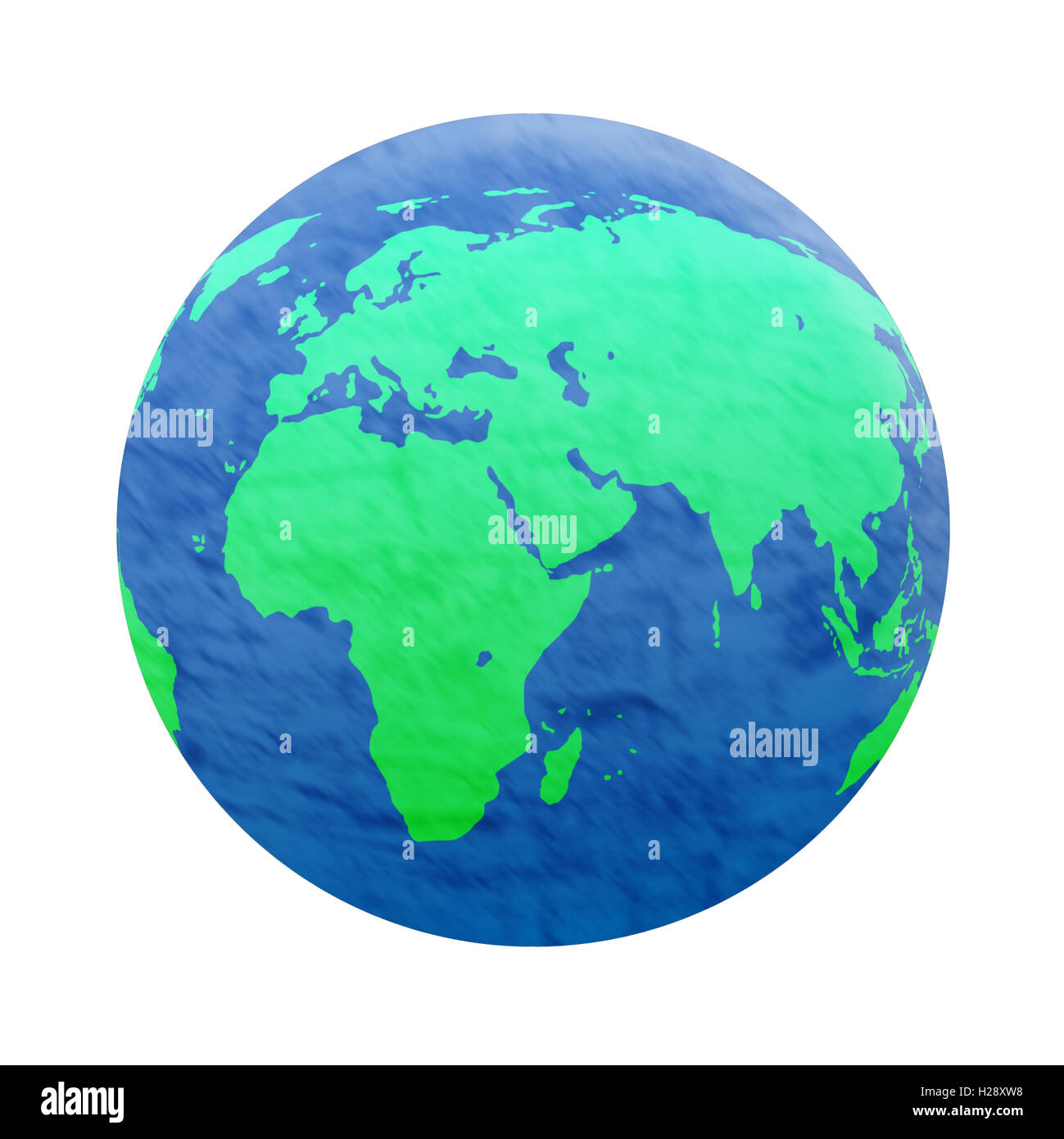 planet earth on white Stock Photo - Alamy