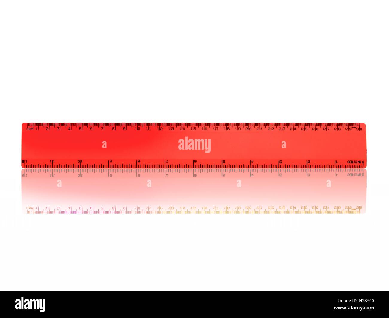 Ruler markings Cut Out Stock Images & Pictures - Alamy