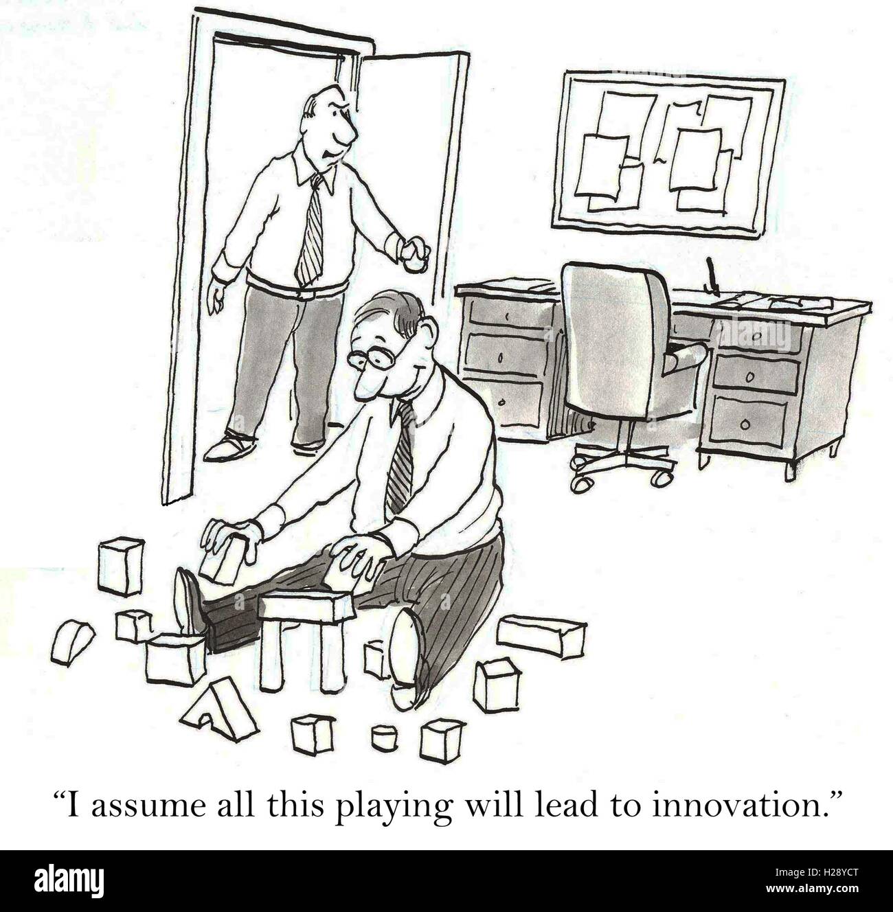 Brainstorming humor hi-res stock photography and images - Alamy