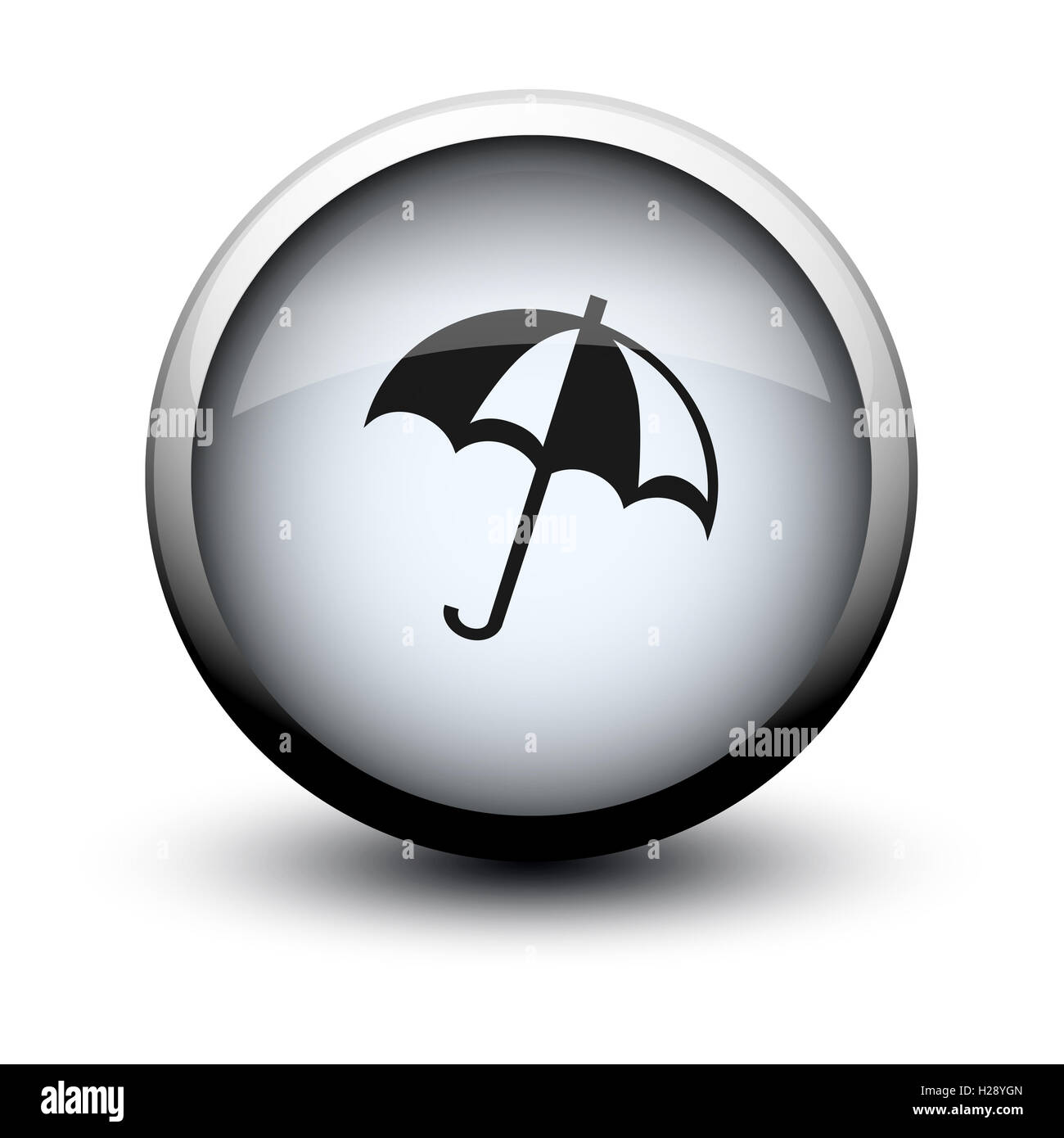 button umbrella 2d Stock Photo - Alamy