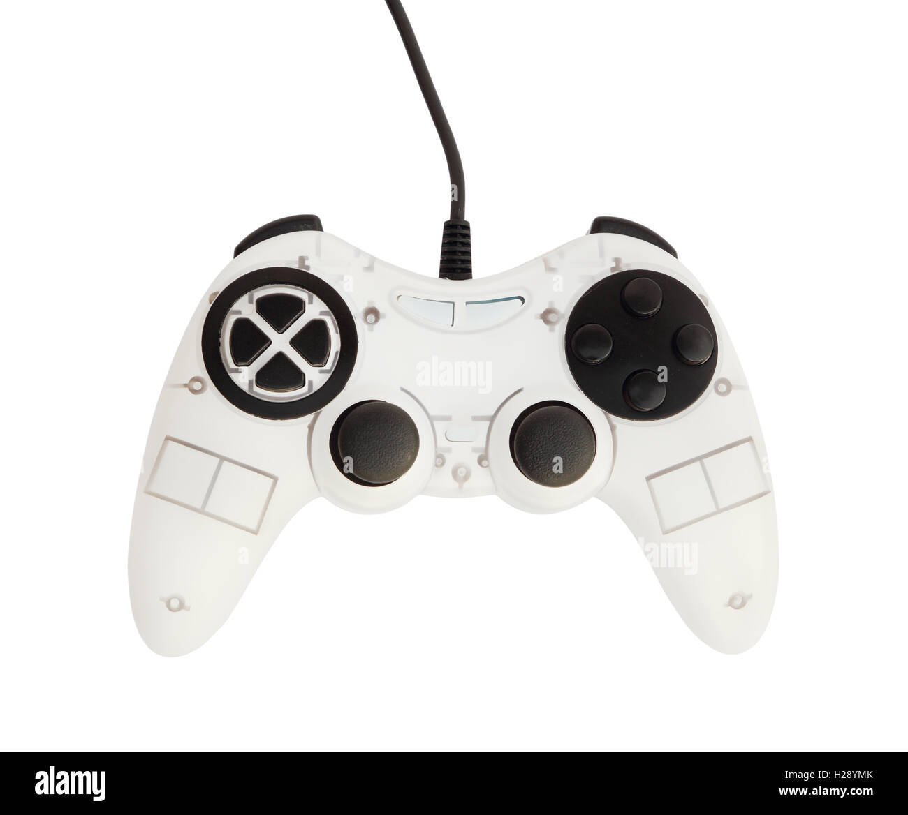 white gaming console isolated on white background Stock Photo - Alamy