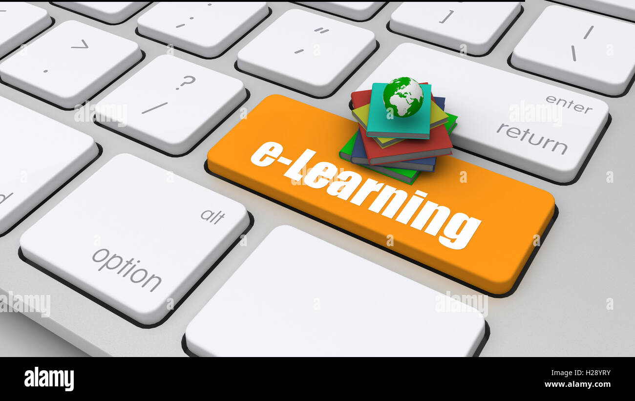 conceptual image, computer keyboard with word Education, selecte Stock ...