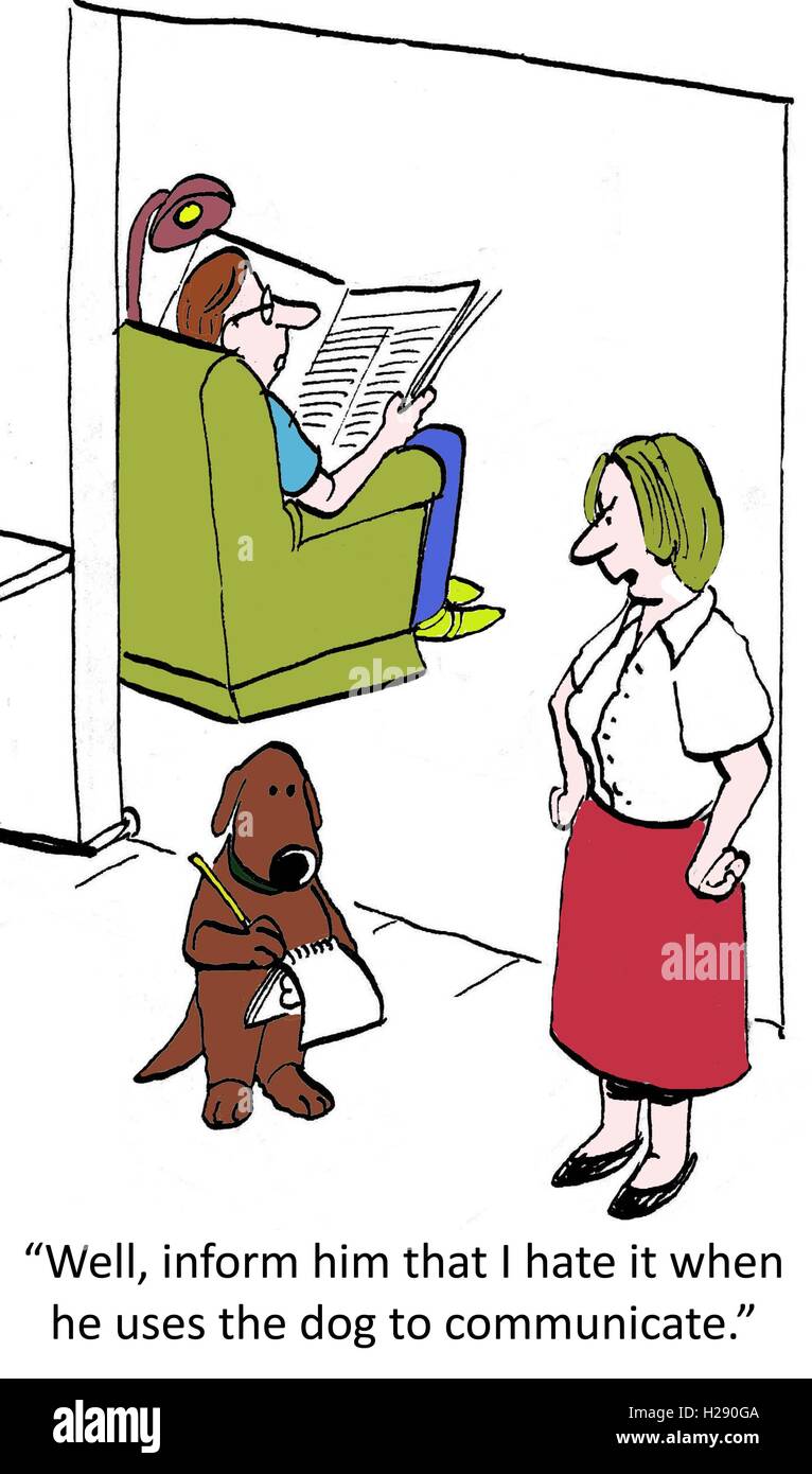 Negotiate cartoon hi-res stock photography and images - Alamy