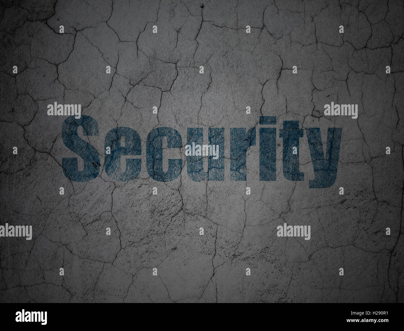 Protection concept: Security on grunge wall background Stock Photo - Alamy