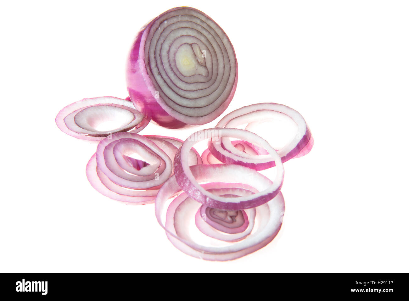 Raw red onion Stock Photo - Alamy