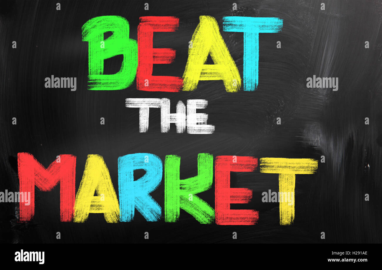 Beat The Market Concept Stock Photo - Alamy