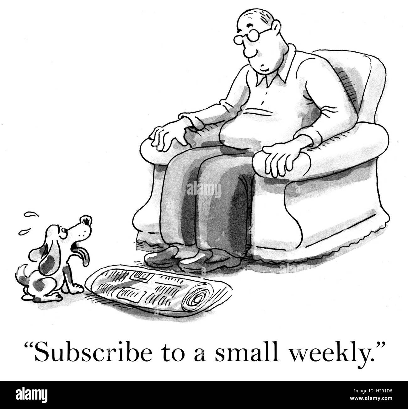 Newspaper delivery Black and White Stock Photos & Images - Alamy