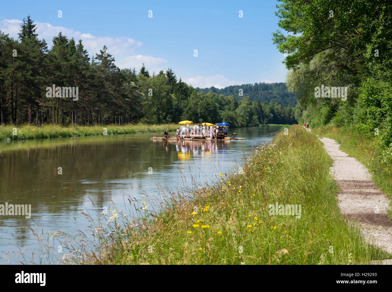 Isar flossfahrt hi-res stock photography and images - Alamy