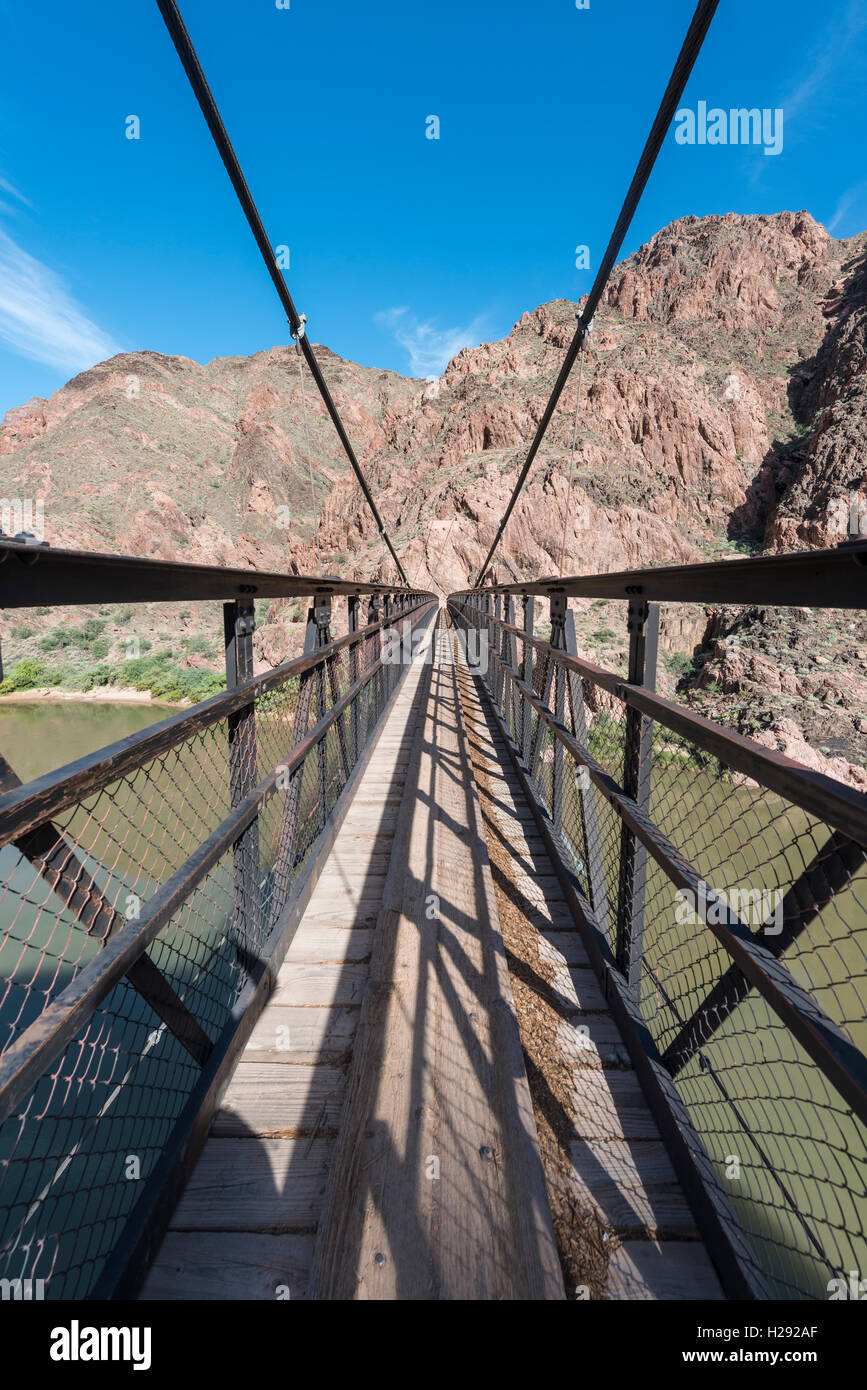 Grand canyon bright angel bridge hi-res stock photography and images ...