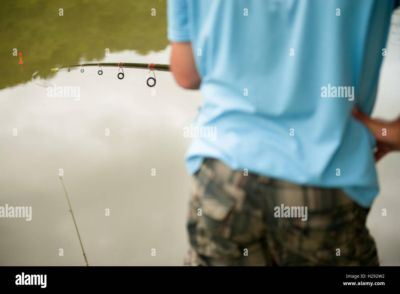 Pole float catch fish hi-res stock photography and images - Alamy