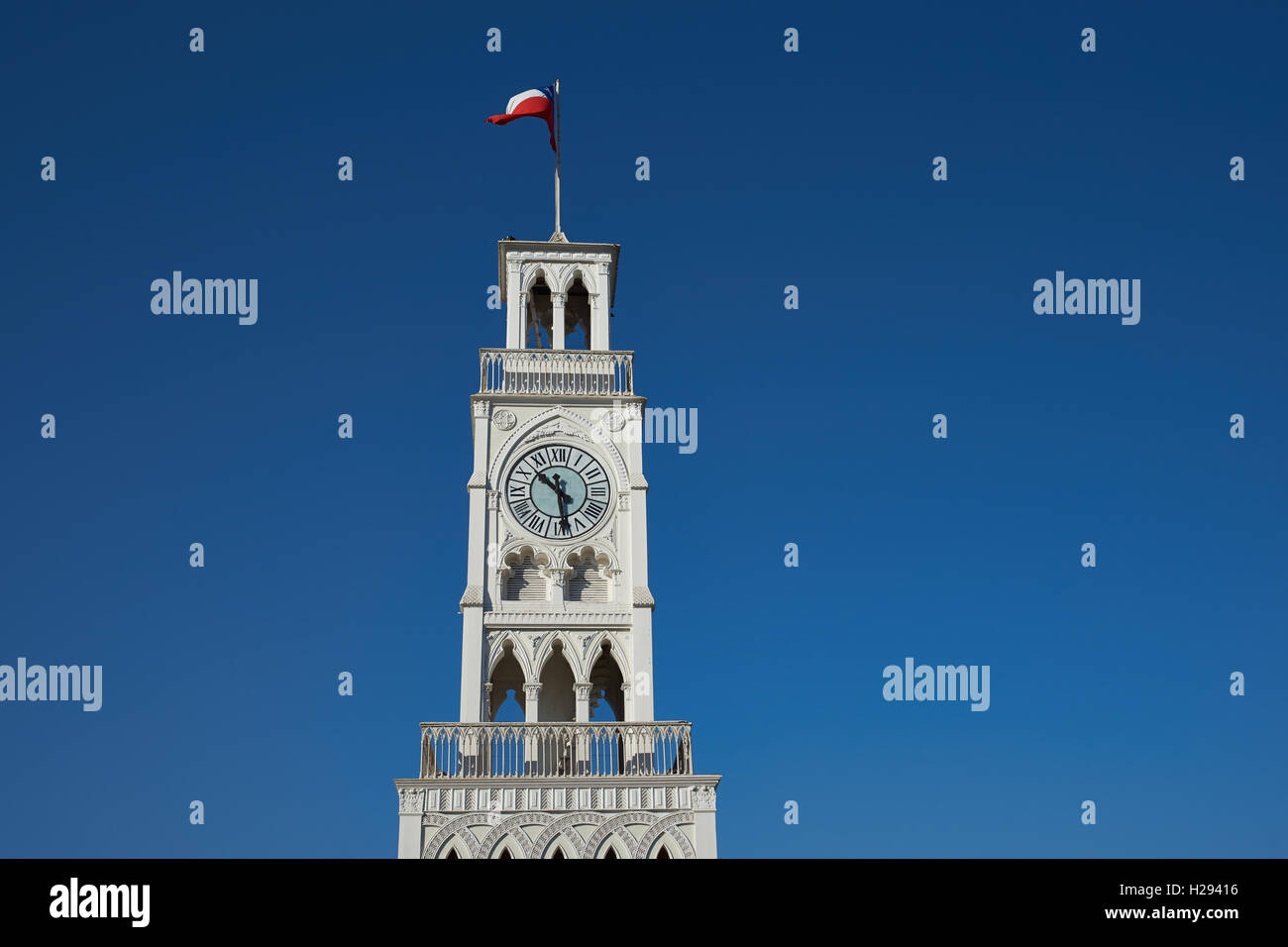 Clock Tower in Iquique Stock Photo - Alamy