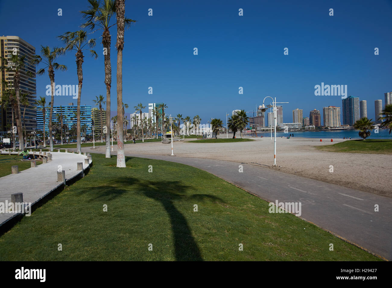 Chile Iquique City Cavancha Beach High Resolution Stock Photography and ...
