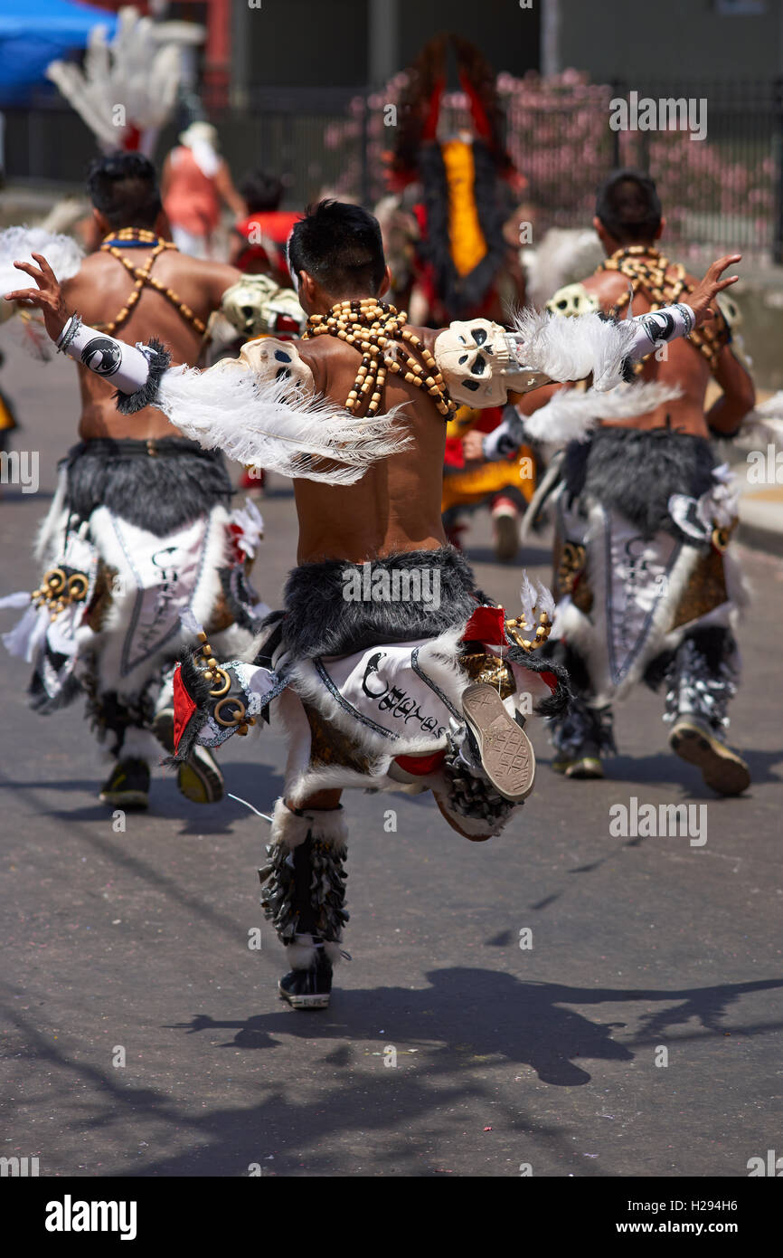 Tobas Dance Group at the Carnaval Andino con la Fuerza del Sol Stock ...