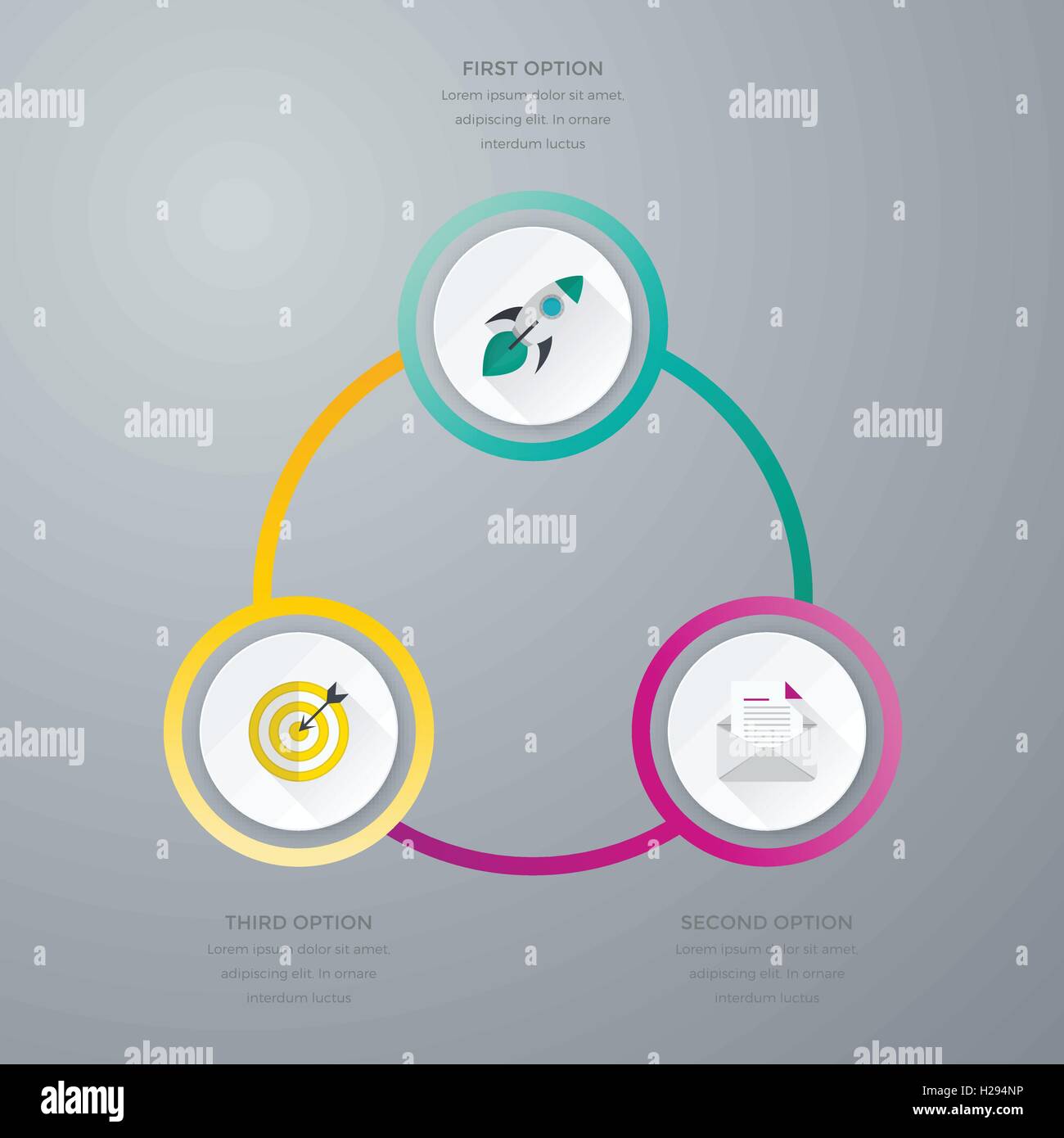 infographics three options Stock Vector Image & Art - Alamy