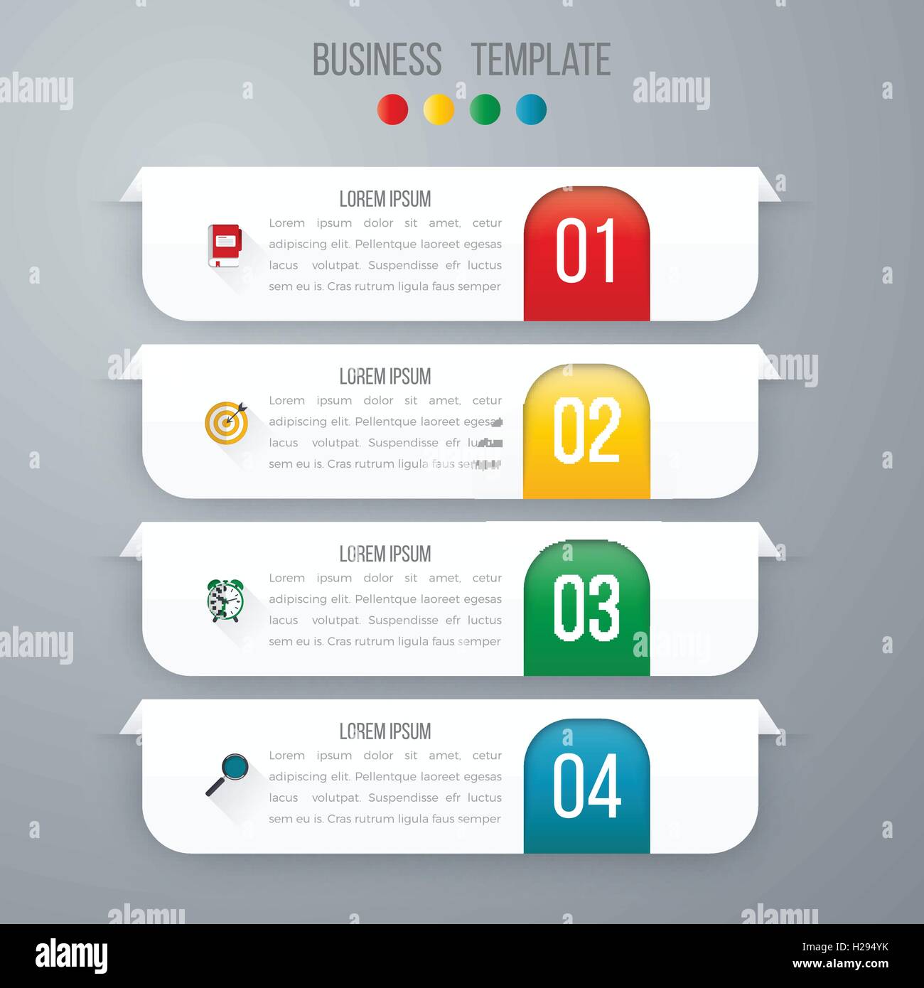 Vector illustration infographics four options Stock Vector Image & Art ...