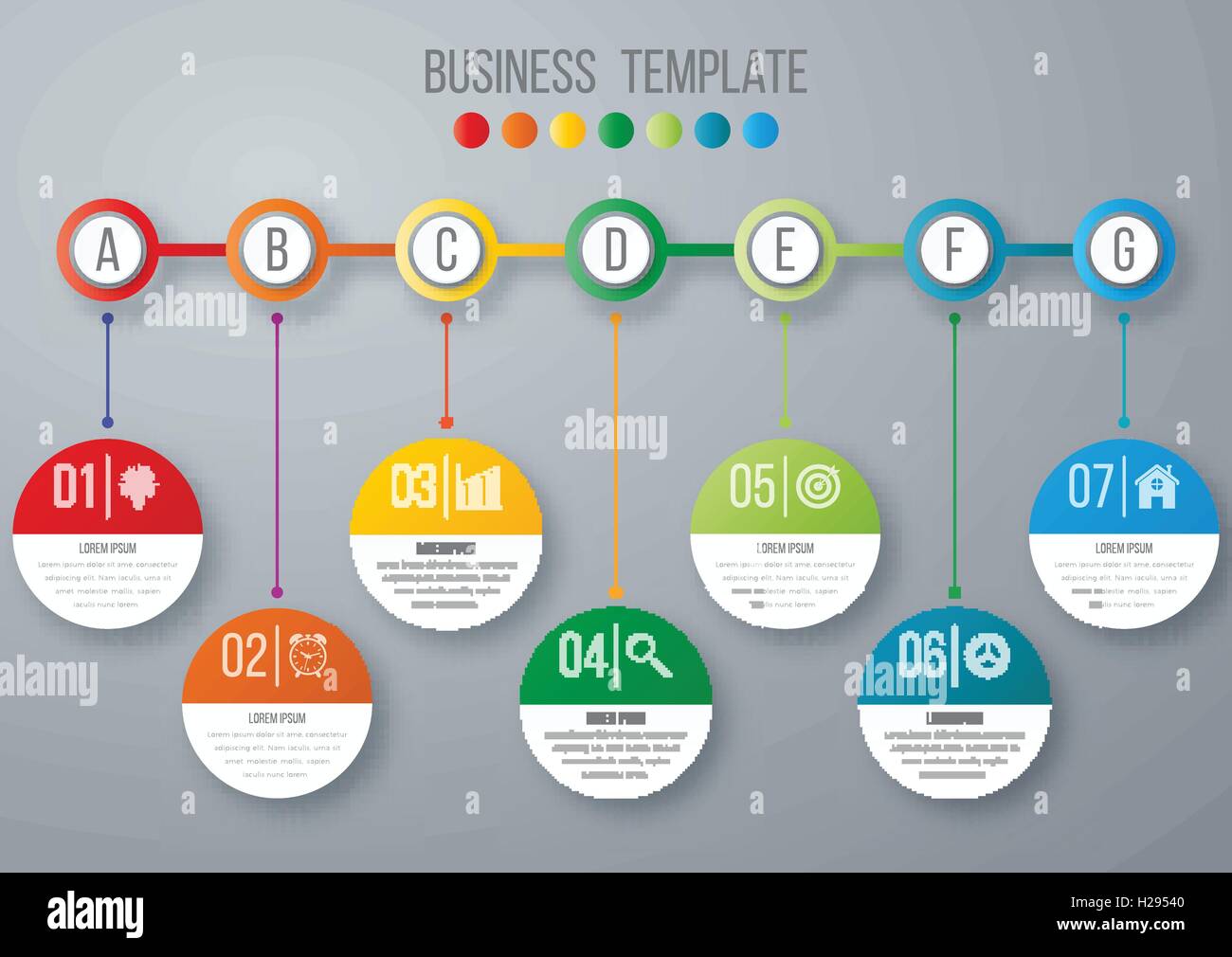 Timeline infographics template Stock Vector Image & Art - Alamy