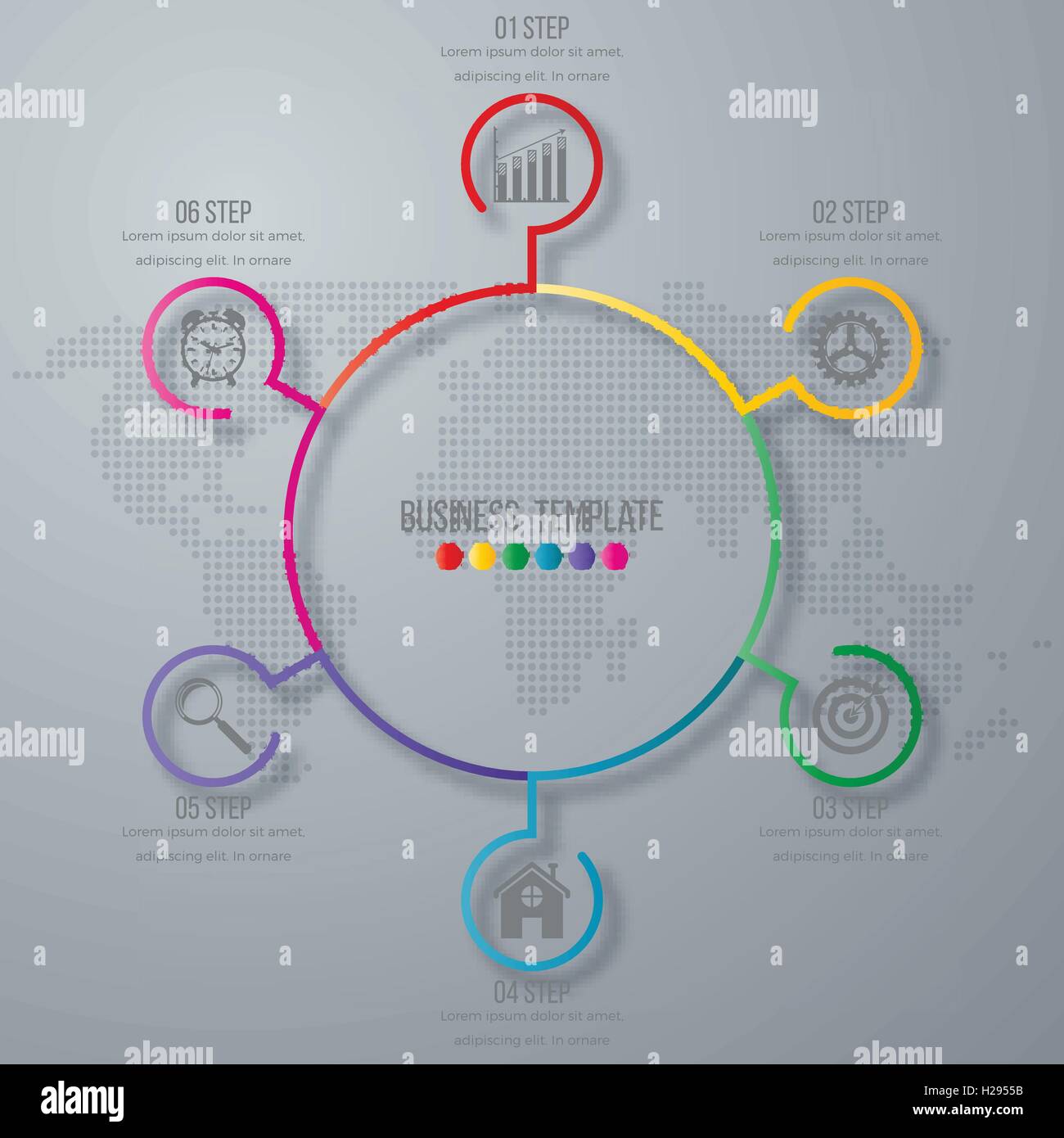 Infographic design with colored Stock Vector Image & Art - Alamy