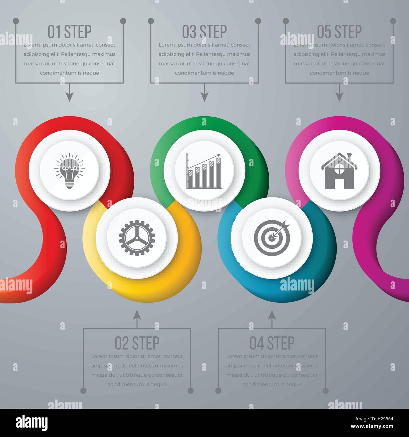 Timeline Vector 3d Infographic Stock Vector Image & Art - Alamy