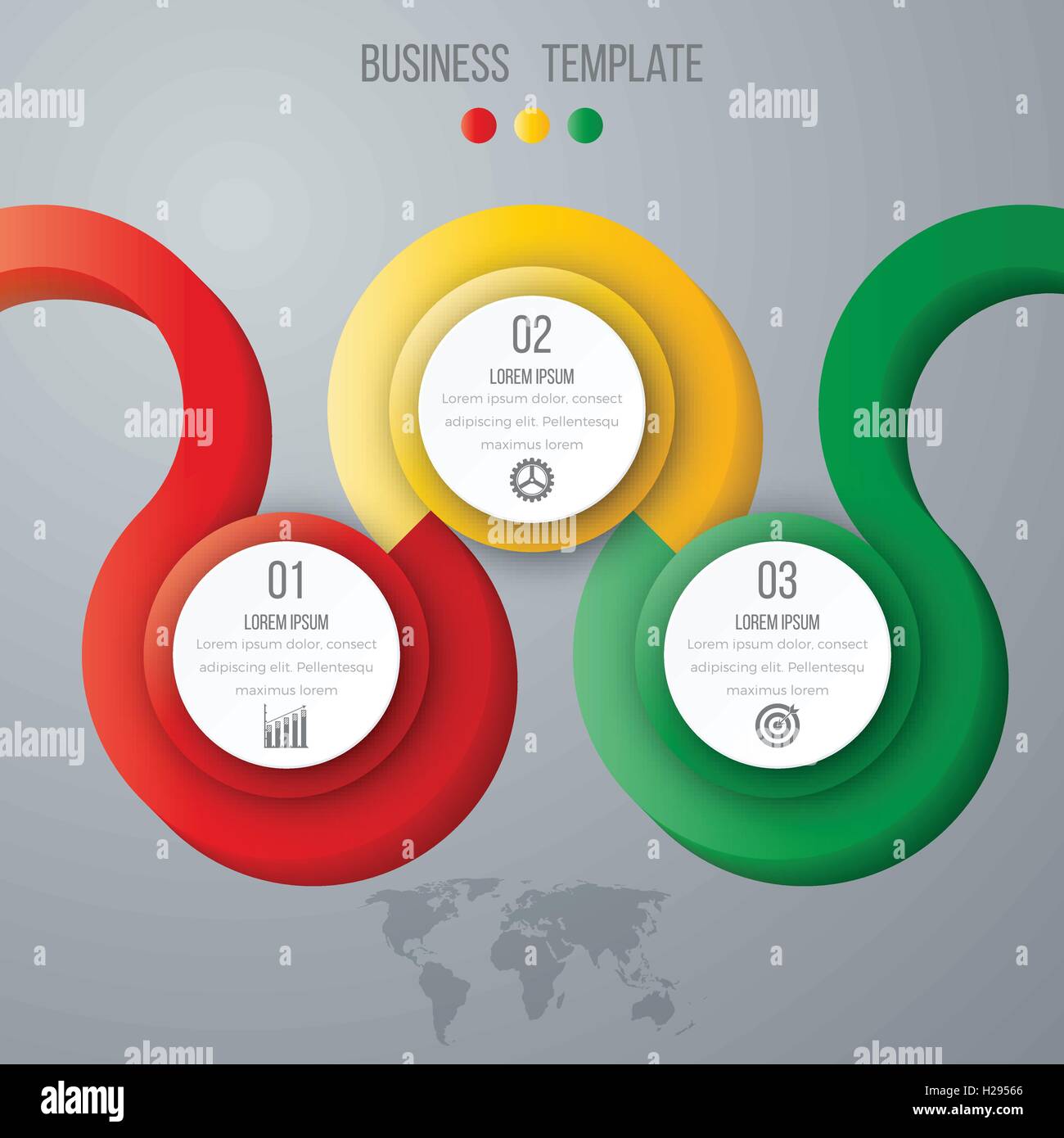 infographics three options Stock Vector Image & Art - Alamy