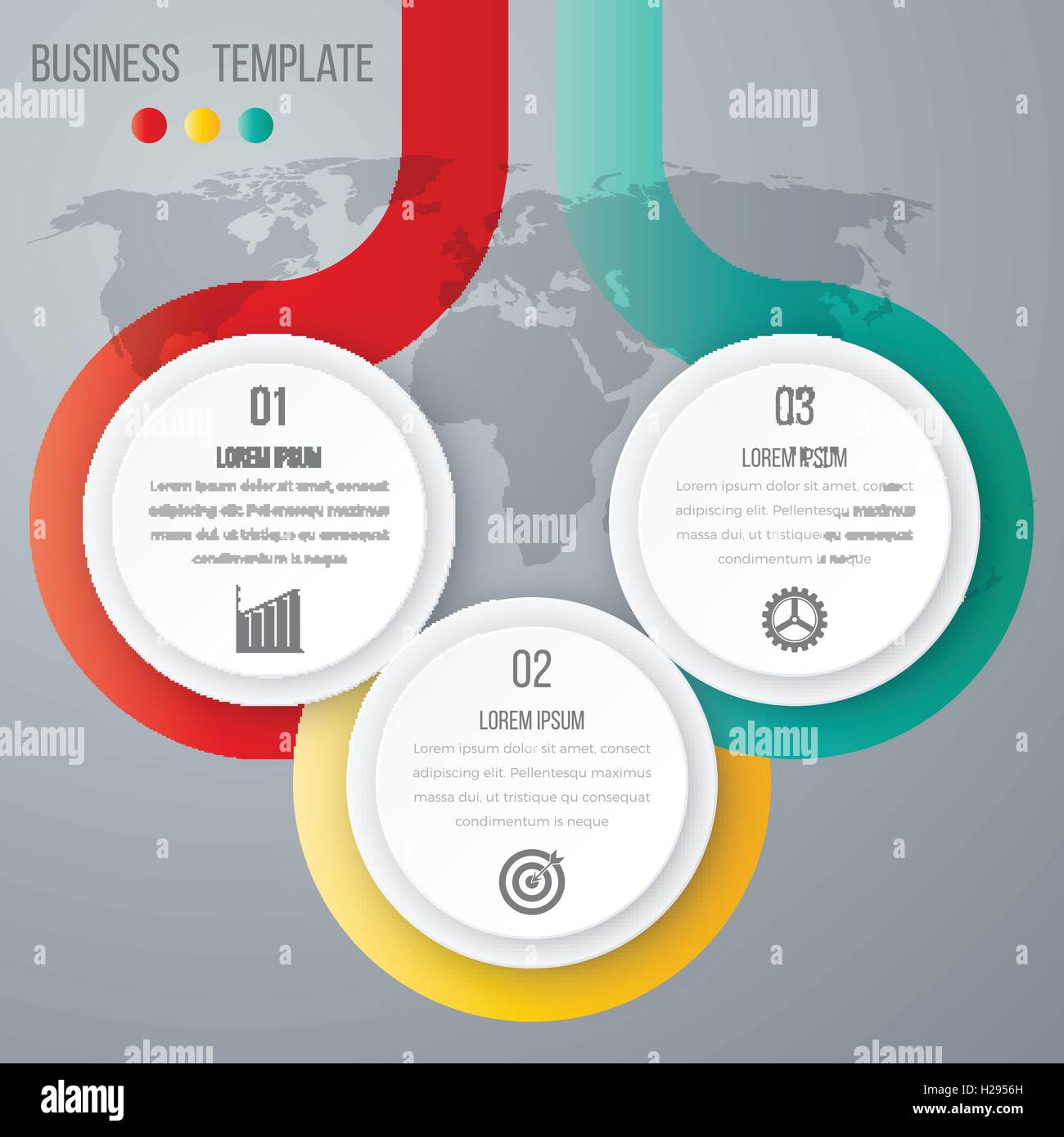 infographics three options Stock Vector Image & Art - Alamy