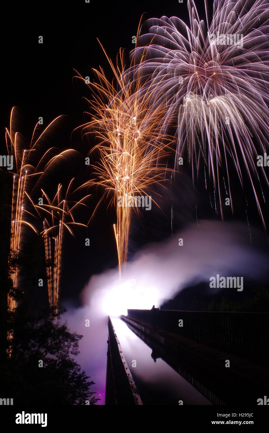 Fireworks over hi-res stock photography and images - Alamy