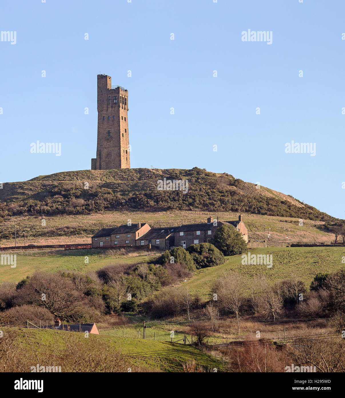 Castle Hill and Victoria Tower Stock Photo - Alamy