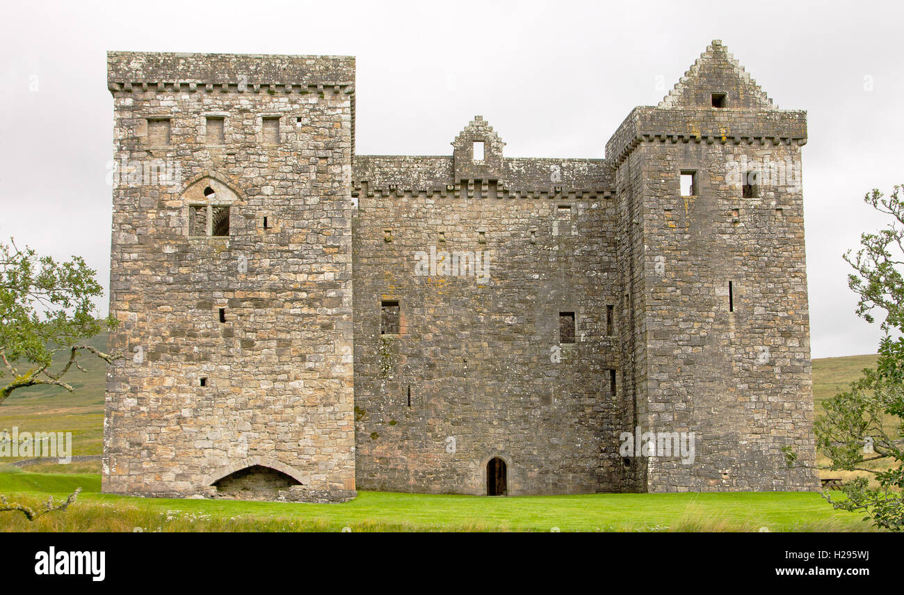 Hermitage Castle, Liddesdale Co Roxburghshire, this ruined stronghold ...
