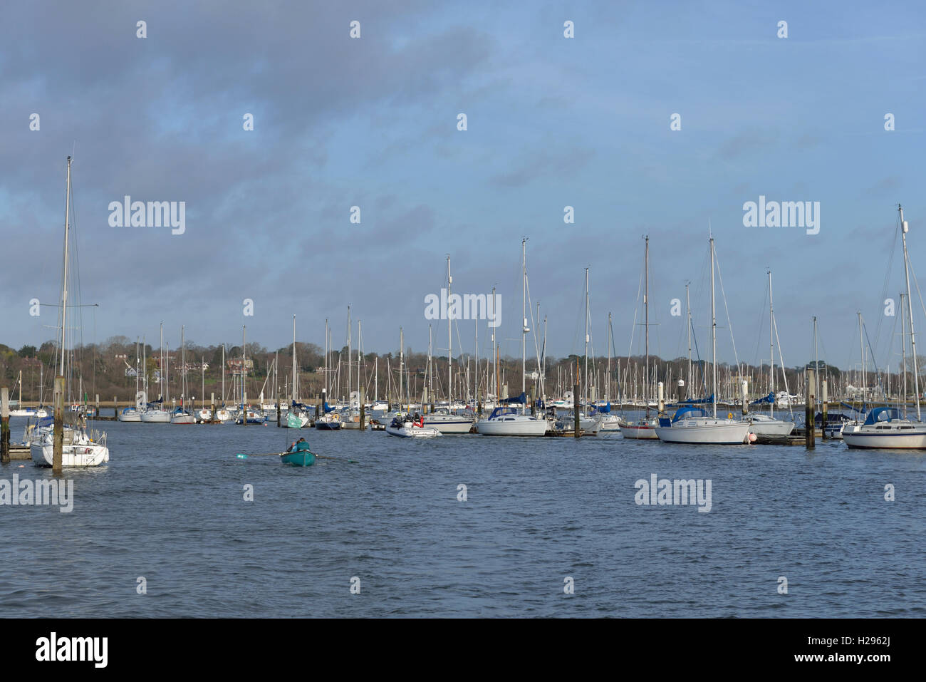 Hamble River Hampshire England UK Stock Photo - Alamy