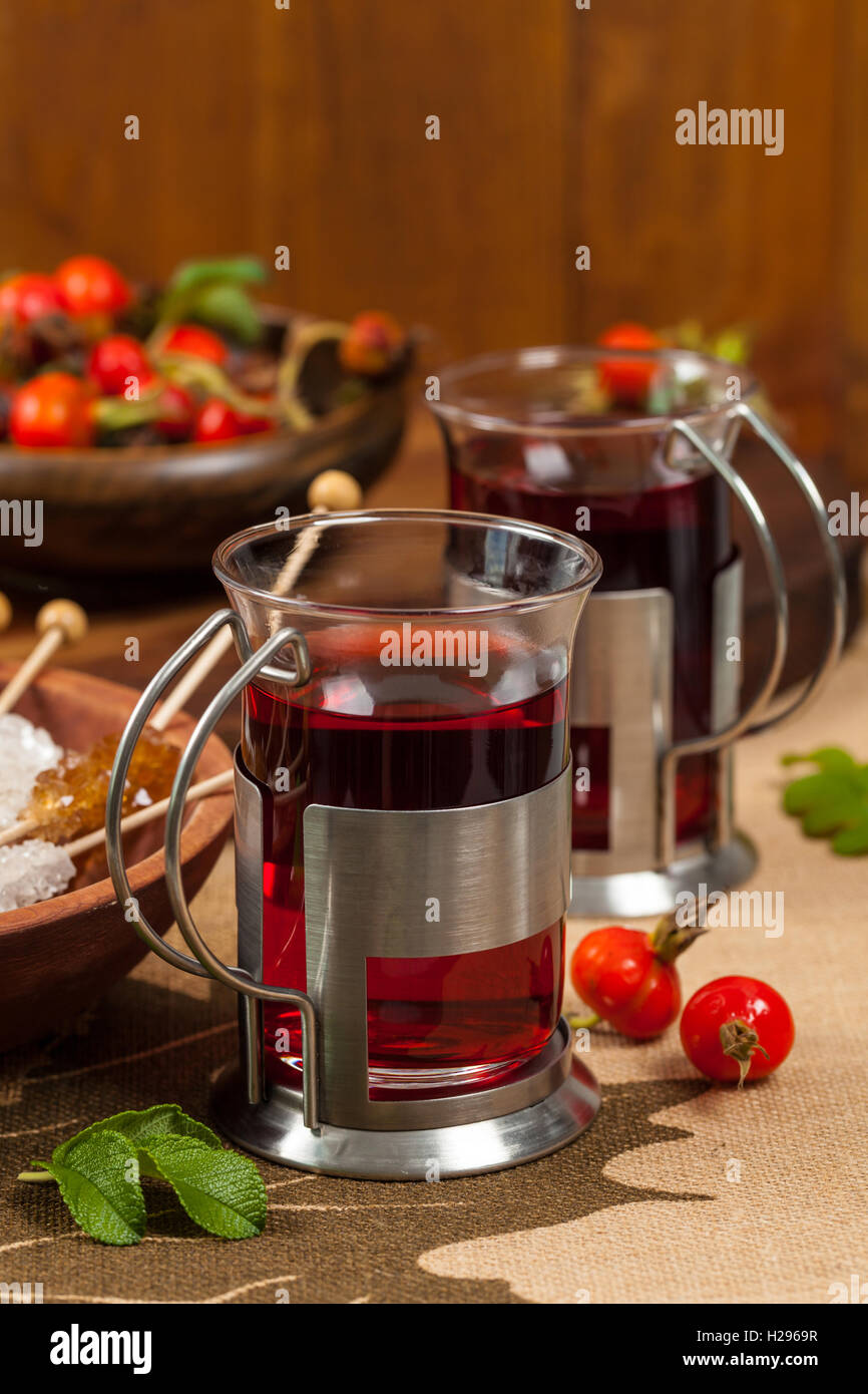 Rose Hips Herbal Tea Stock Photo - Alamy