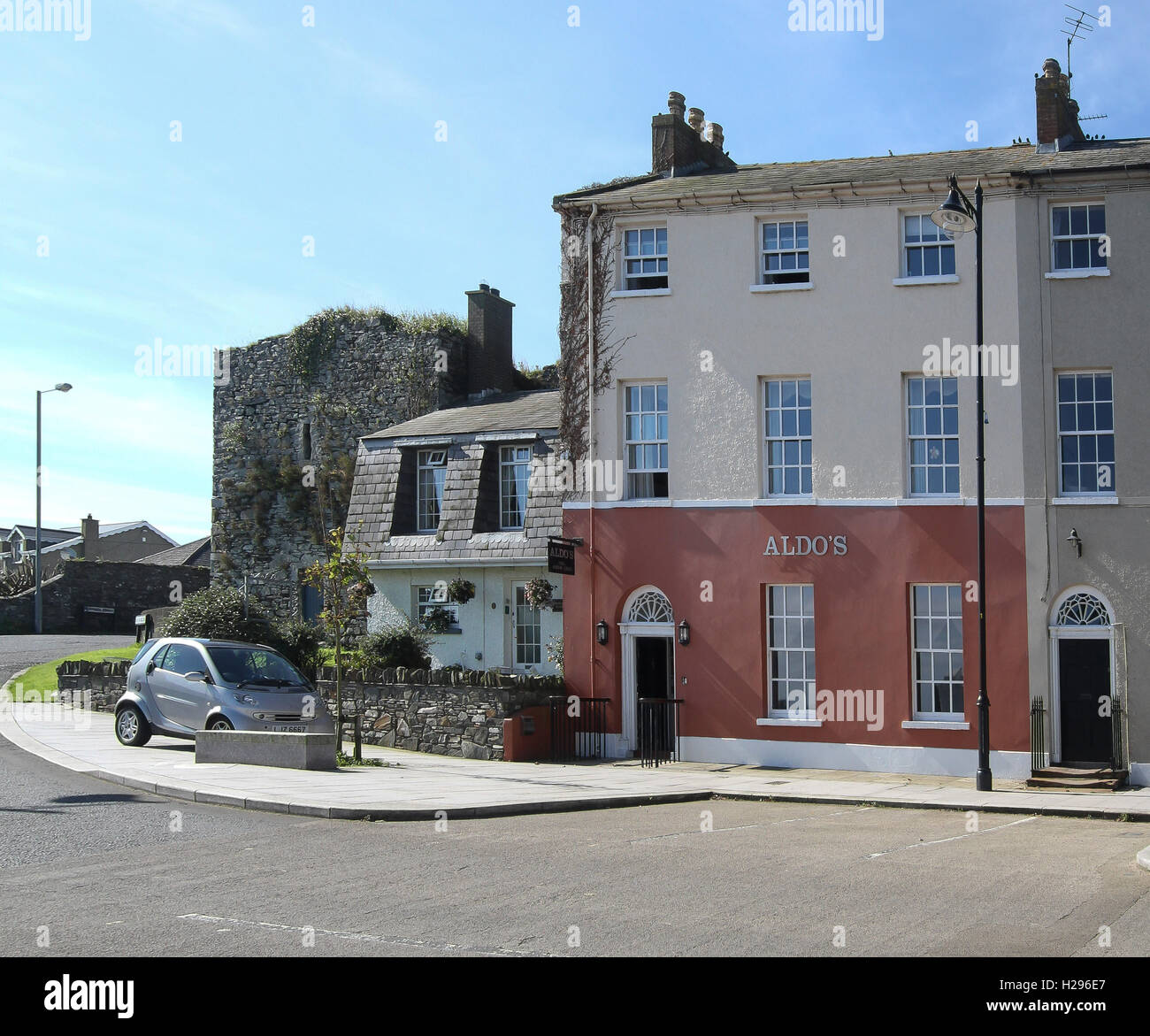 Aldo's restaurant in Ardglass, County Down Stock Photo - Alamy