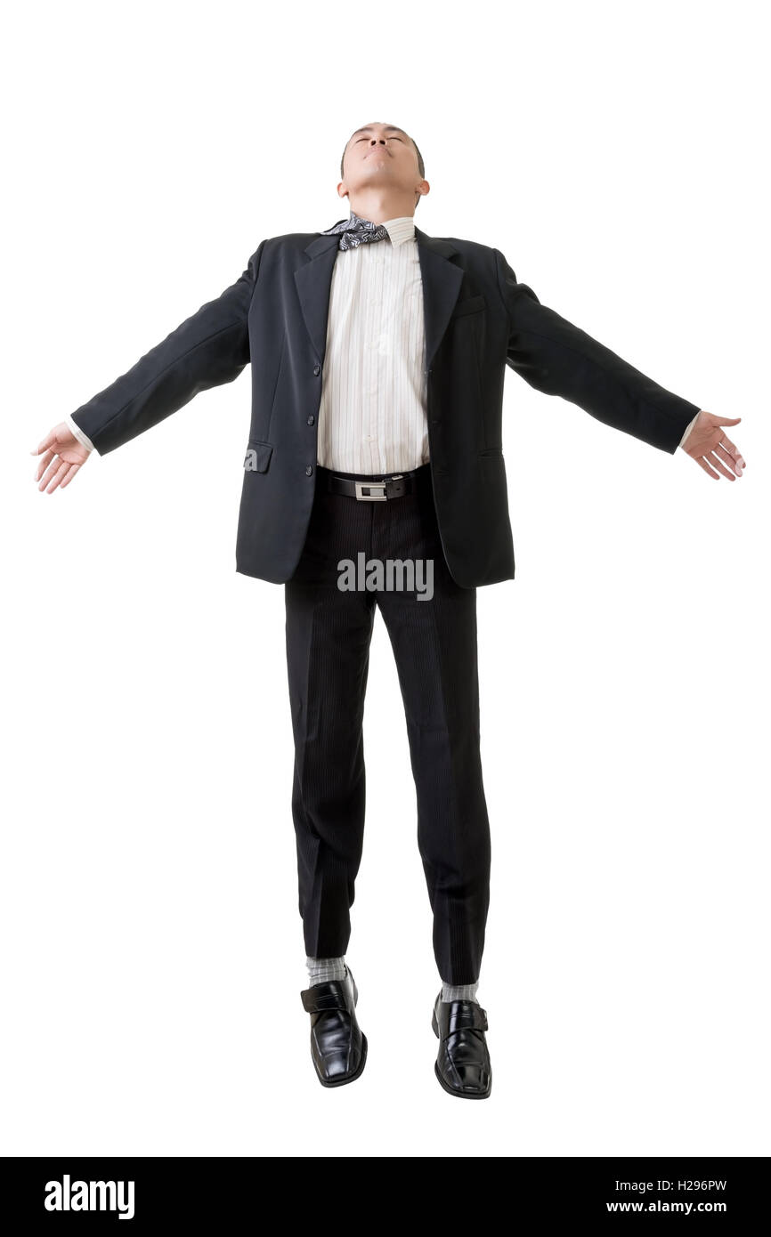 business man flying Stock Photo - Alamy