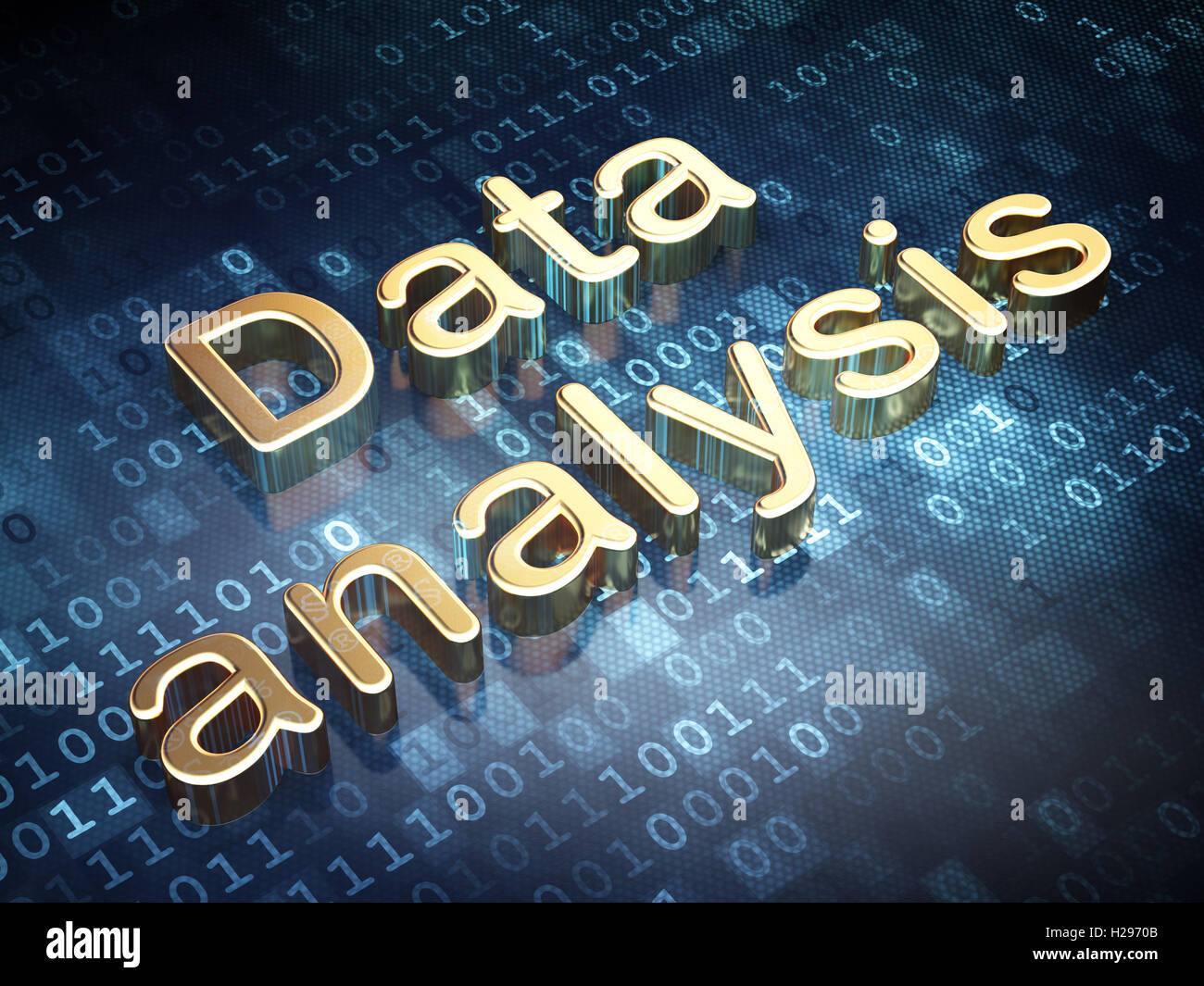 Data concept: Golden Data Analysis on digital background Stock Photo ...