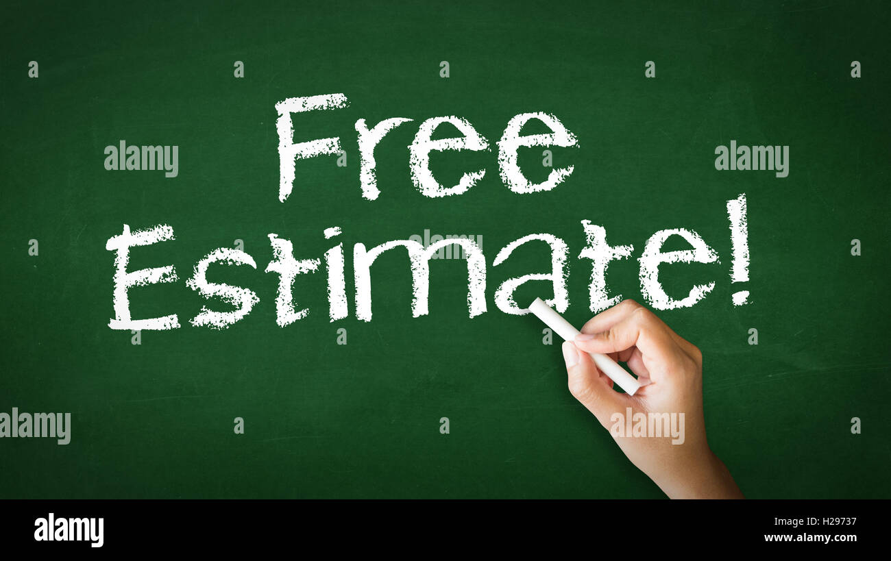 Estimate cost hi-res stock photography and images - Alamy