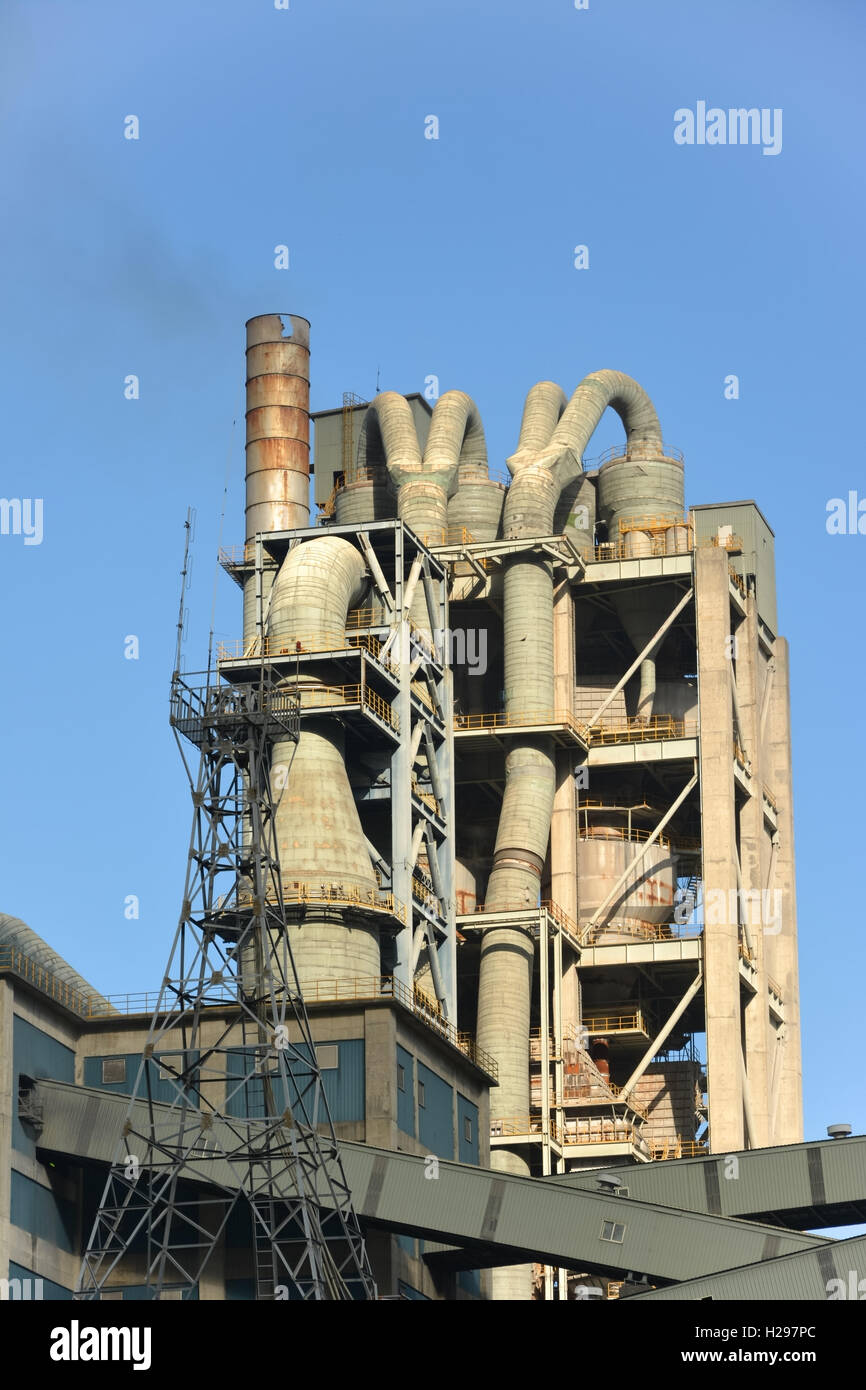 Cement plant, factory Stock Photo - Alamy