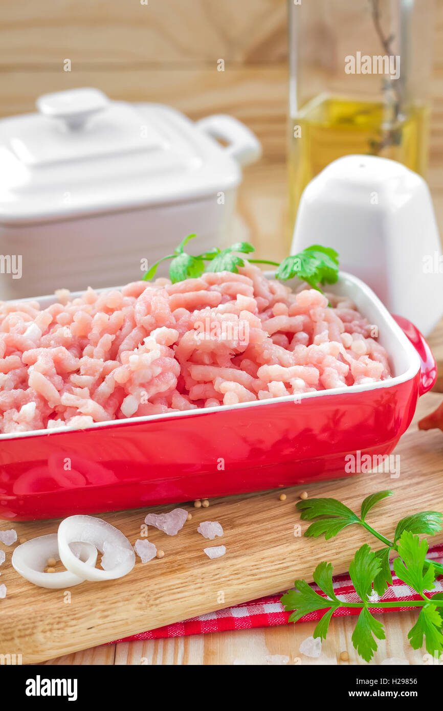 Raw kebab minced meat hi-res stock photography and images - Alamy