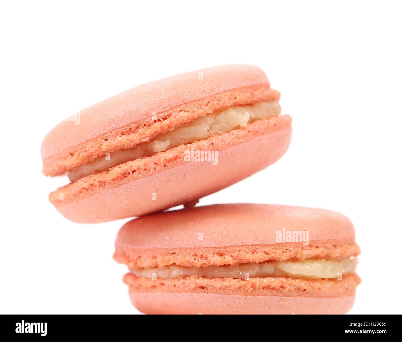 Two macaron cakes Stock Photo - Alamy