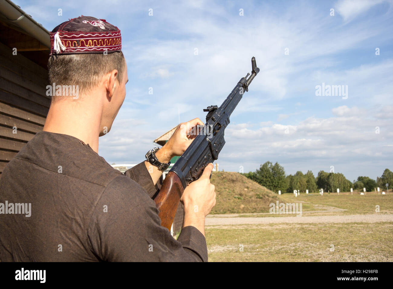 man with a weapon Stock Photo - Alamy